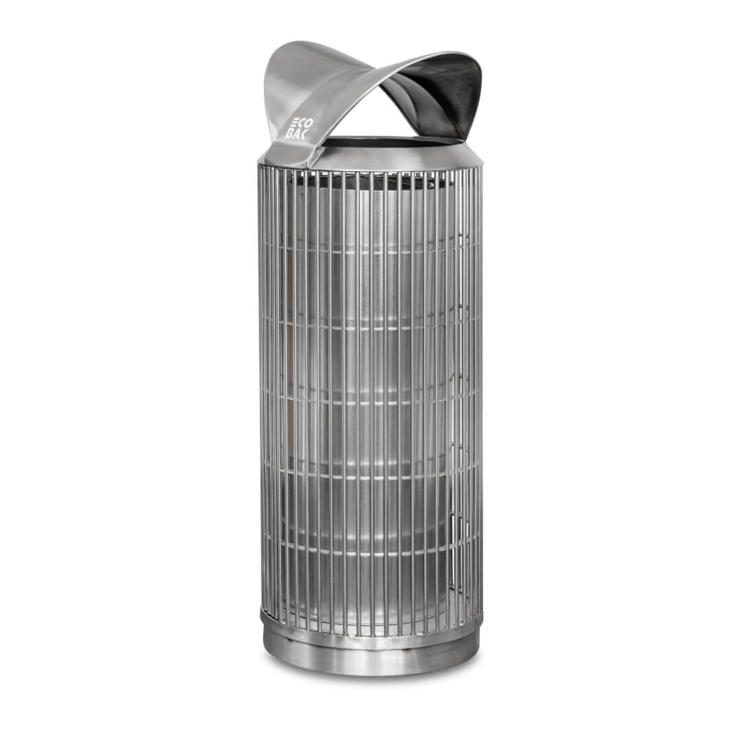 Stainless Steel Caged Bin - 75L - RB-1007S – Ecobak by Pioneer